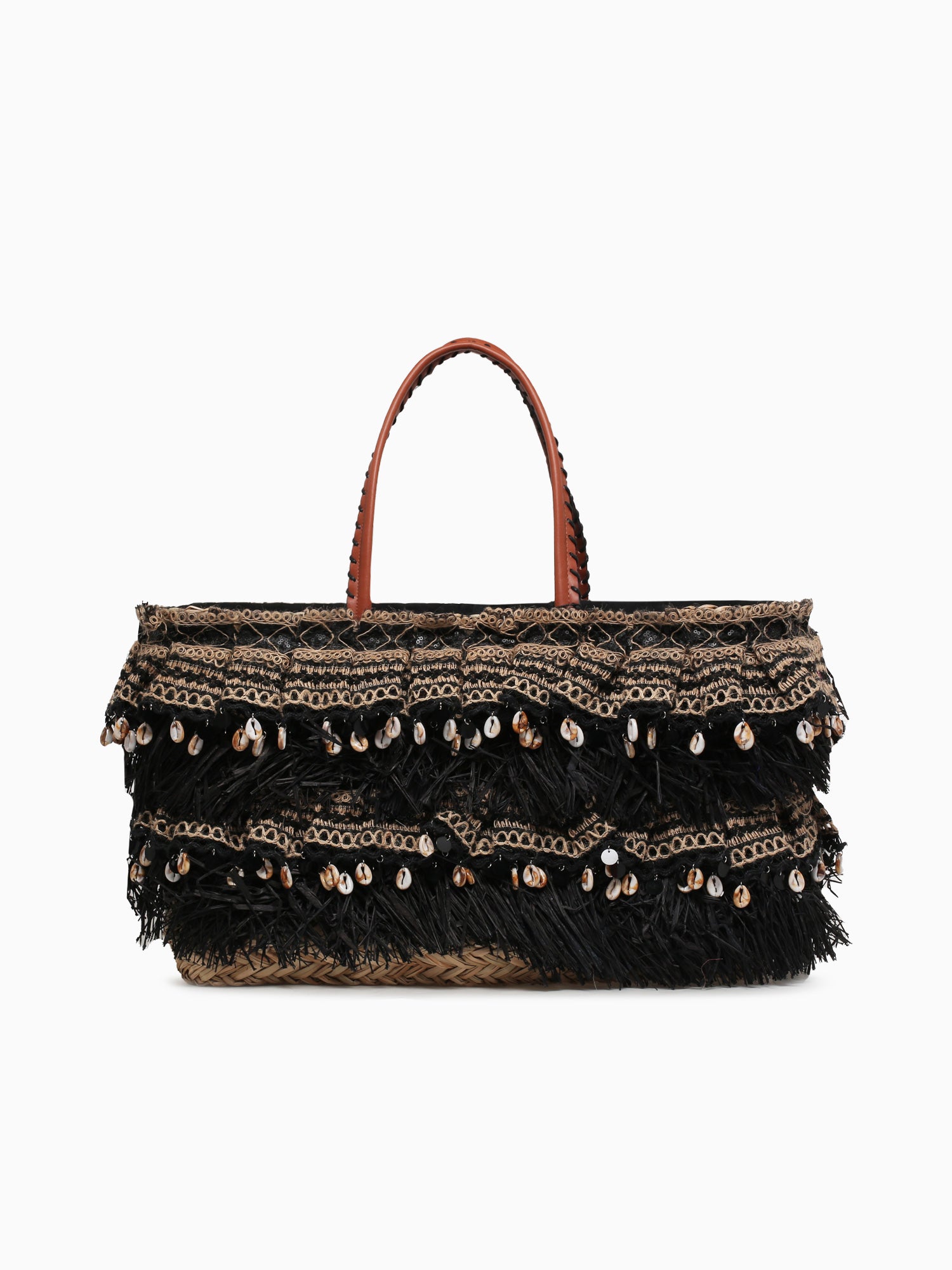 Sea Shells Tote Black– Novus Shoes