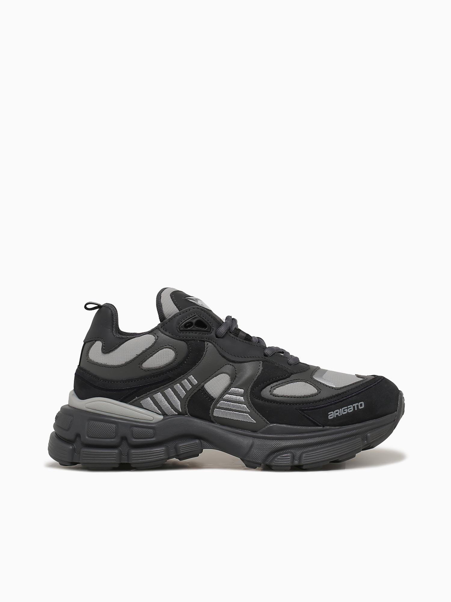 Sphere Runner Black Grey leather– Novus Shoes