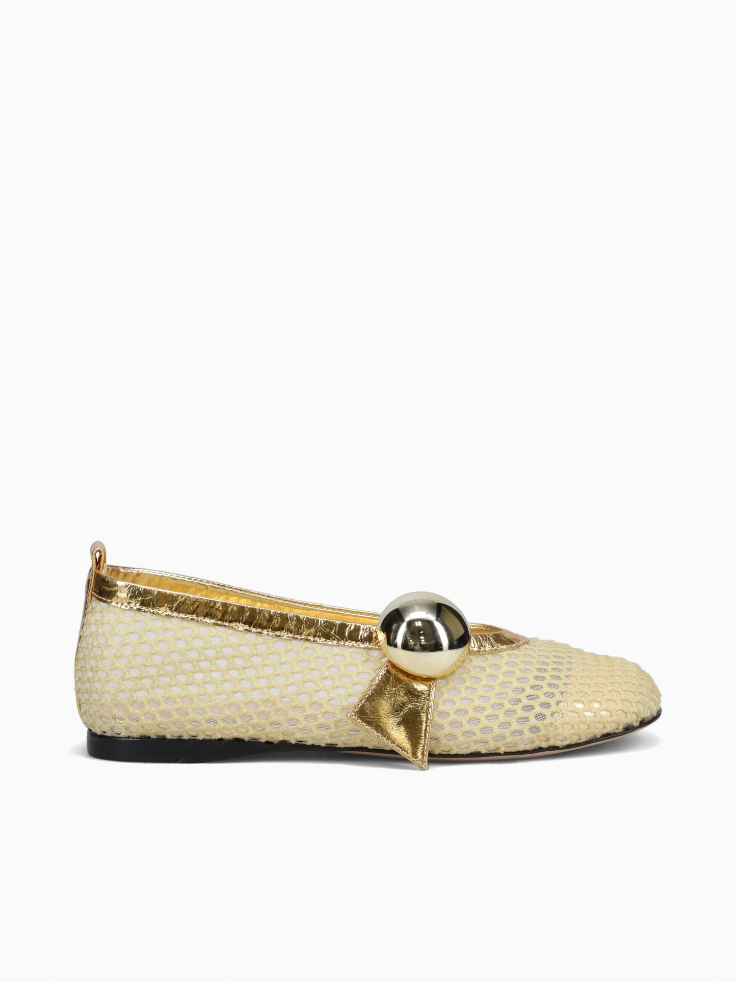 Rubi Ouro Tela– Novus Shoes