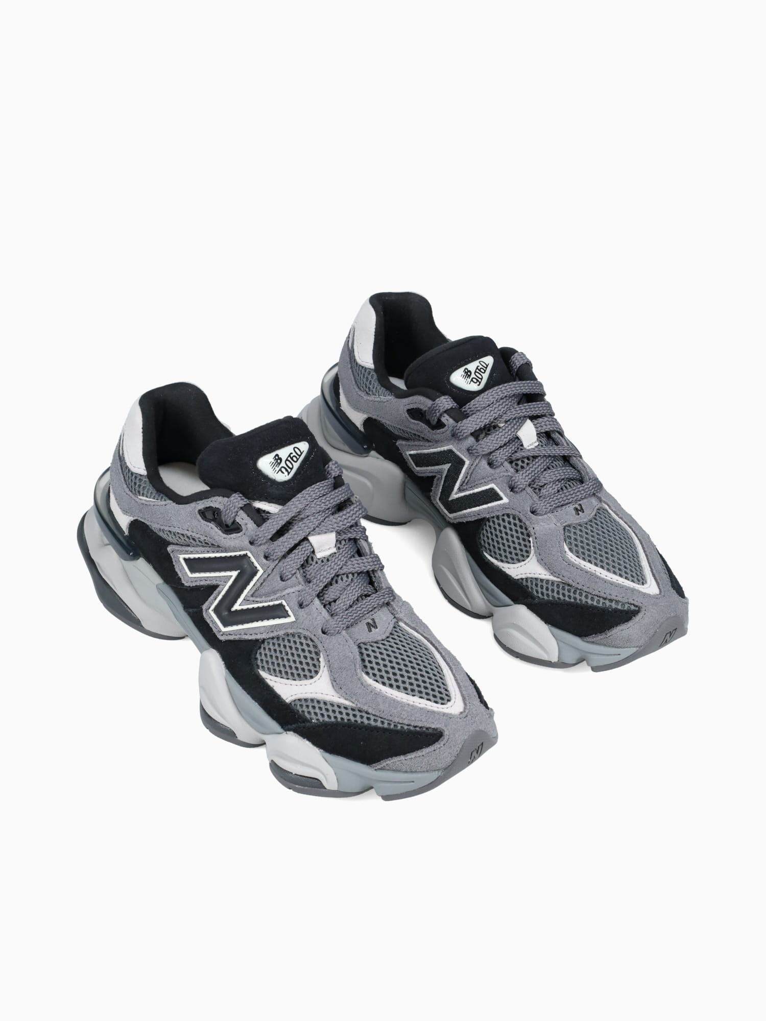 9060 Black Grey suede– Novus Shoes