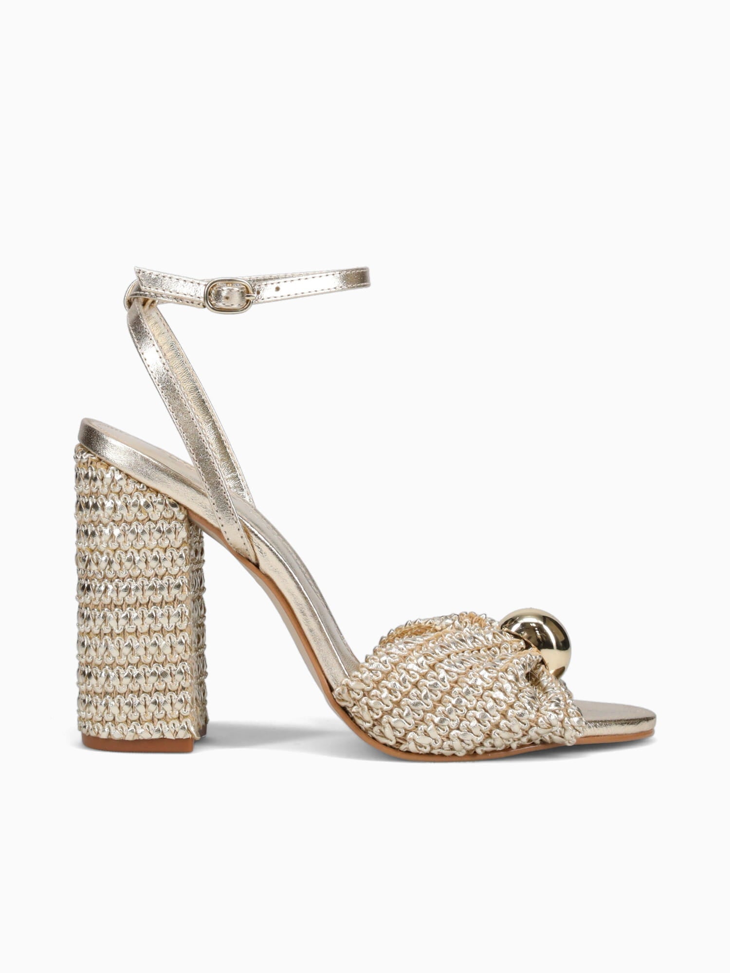 Anjali Gold Raffia– Novus Shoes